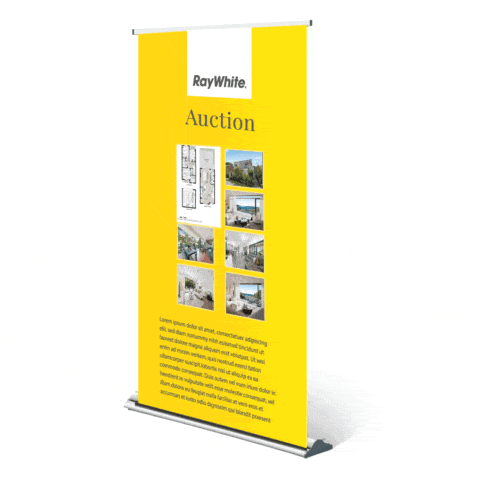 Premium Pull Up Banner 850 x 2000mm Single sided | Open Home Signs