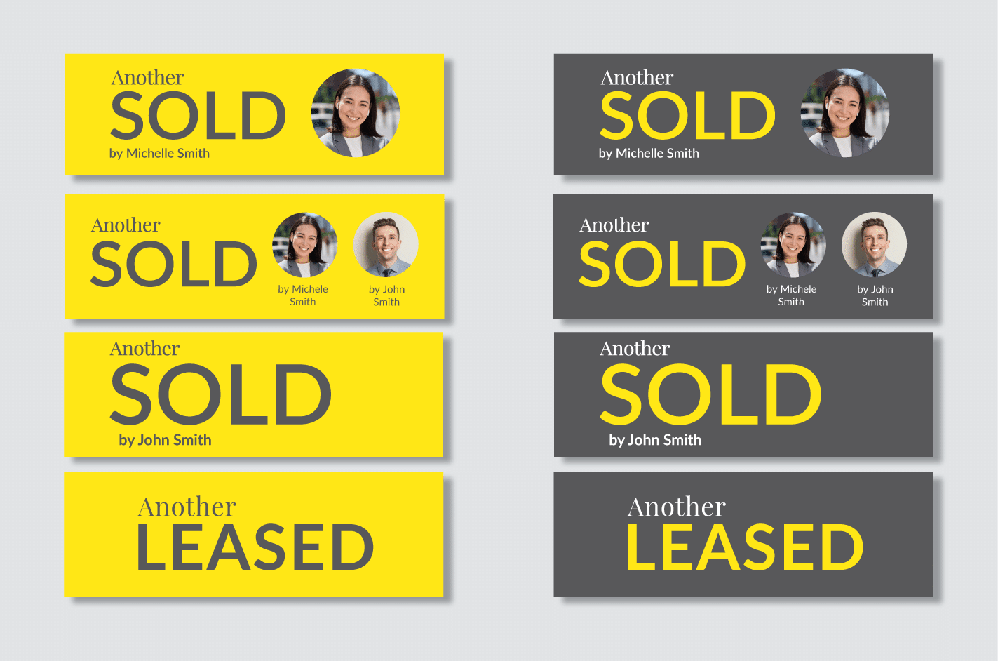 RAY WHITE REAL ESTATE SOLD & LEASED Stickers - Open Home Signs